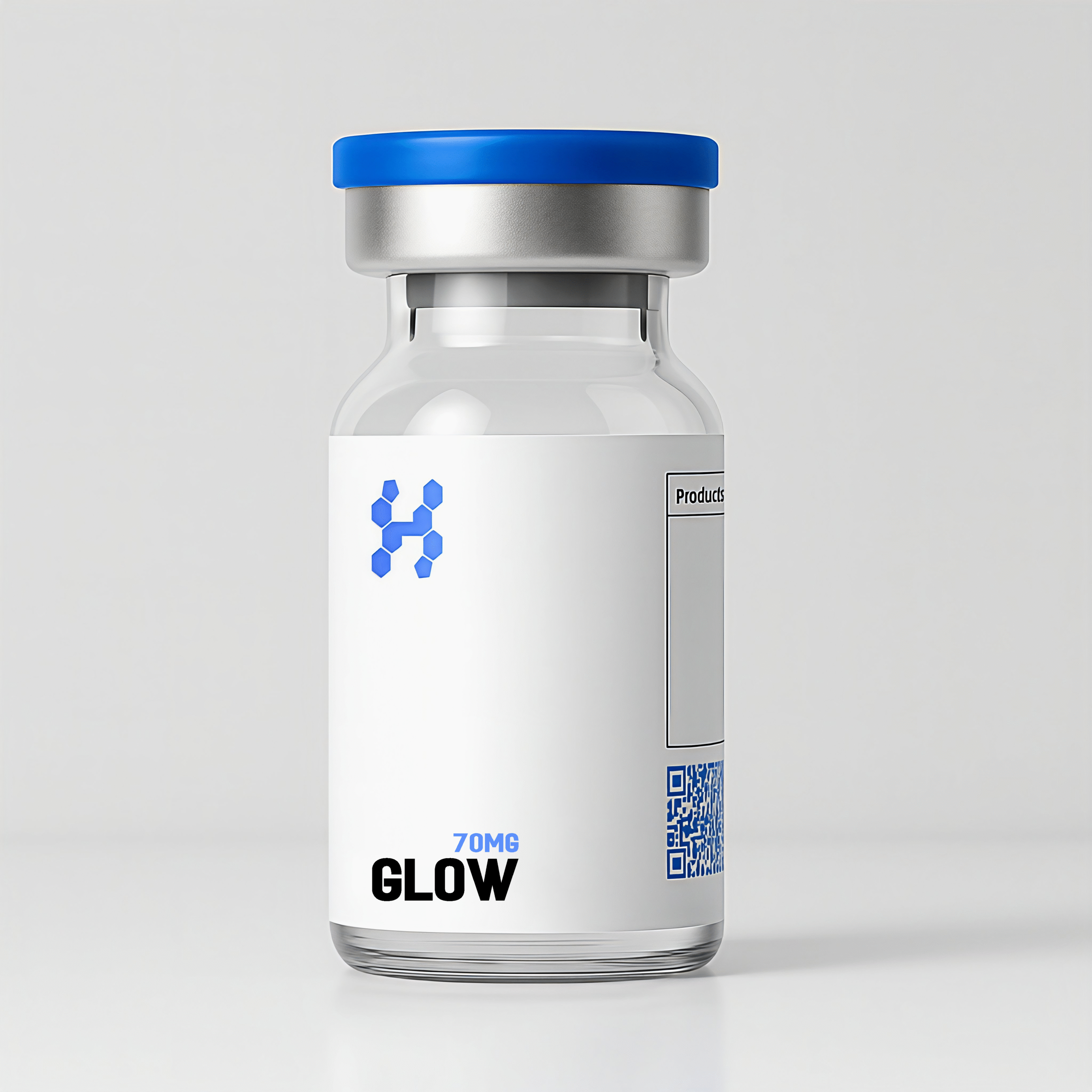 GLOW Blend - 70mg (BPC-157 + TB-500 + GHK-Cu) | Research Compound | HYTE